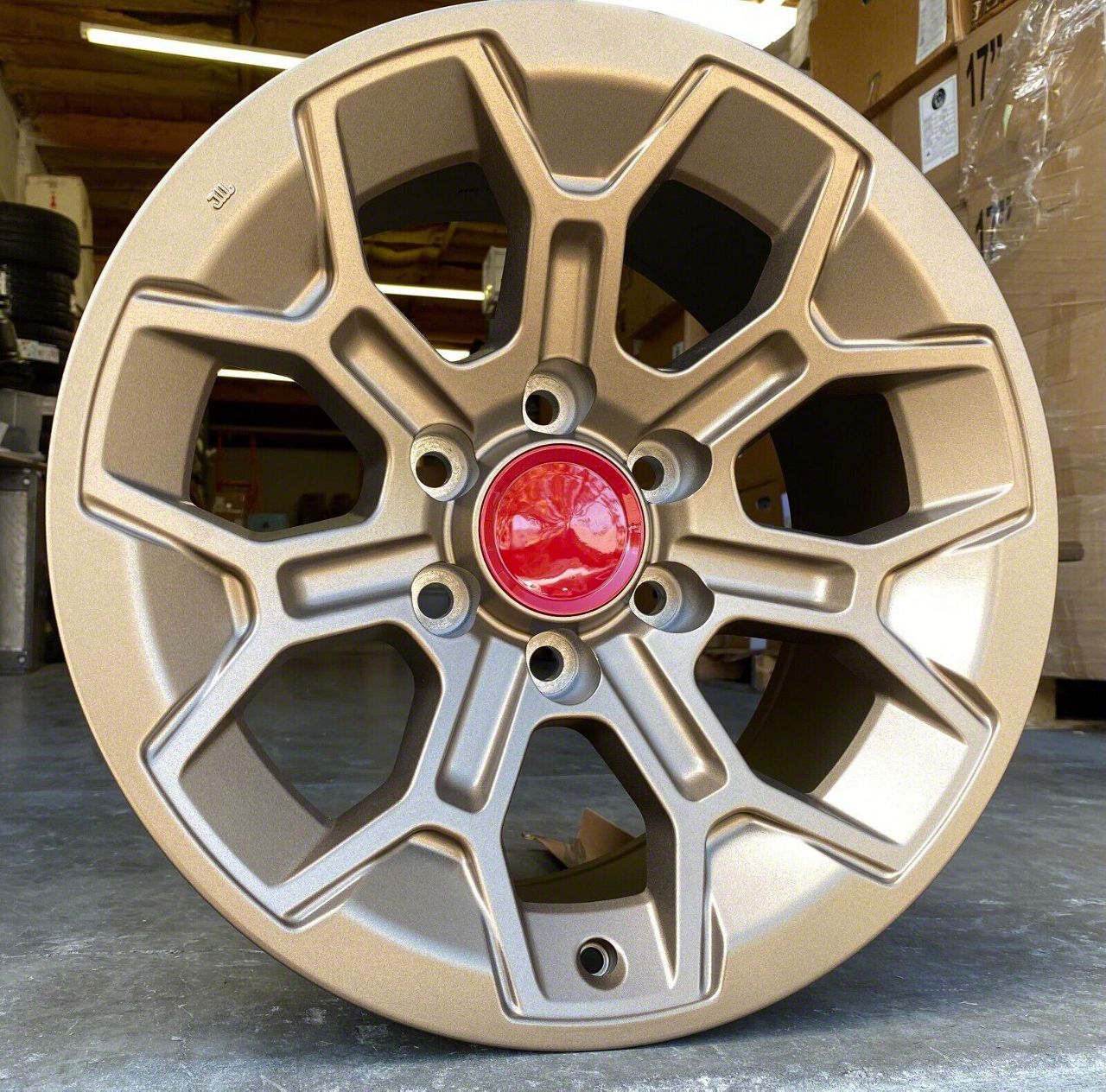 Toyota 4-Runner TR8 Matte Bronze 6-Lug Wheel; 17x9; 0mm Offset (25-26 ...