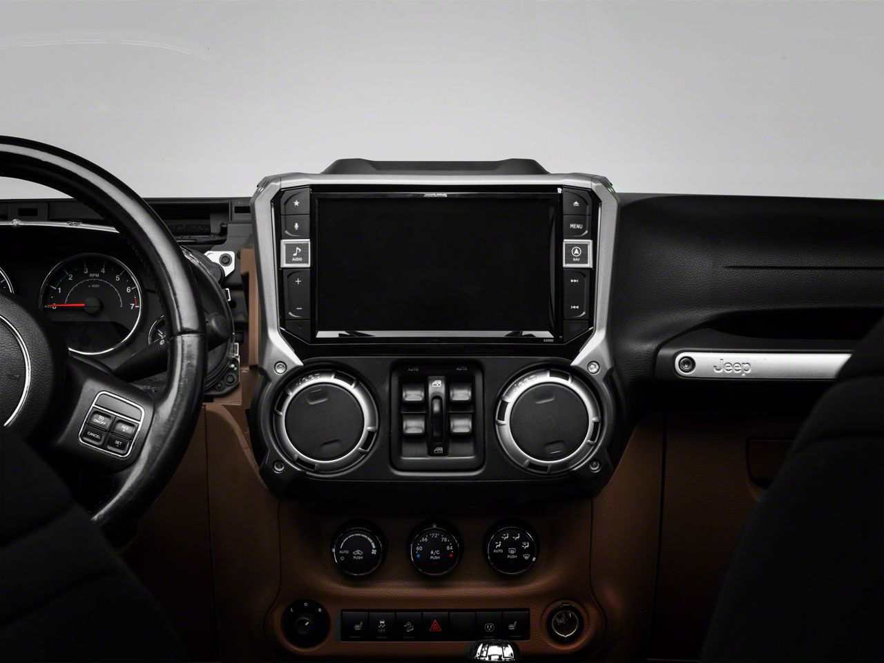 Alpine Jeep Wrangler 9 in. In-Dash Restyle Mechless System i209-WRA (11 ...