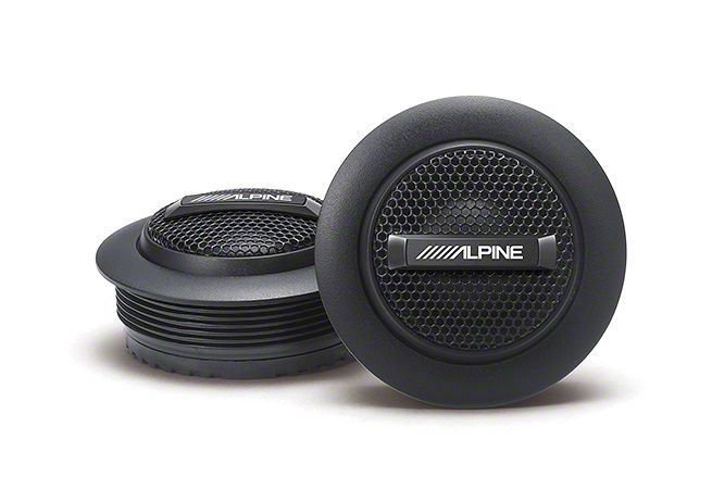 Alpine Bronco Type-S 1-Inch Silk Dome Tweeter Set; 80W S-S10TW ...