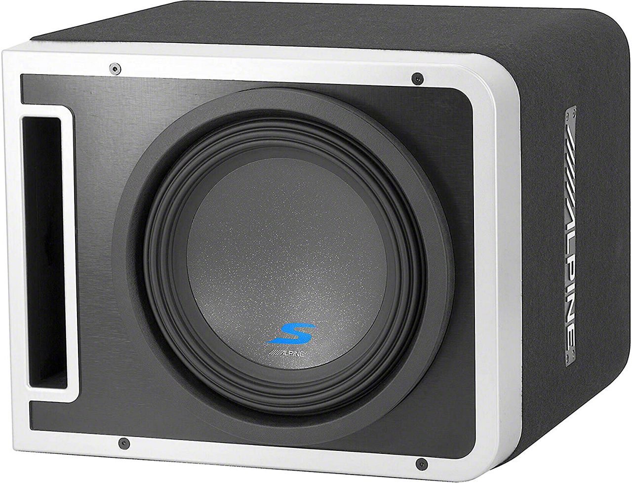 Alpine Tundra Single 10-Inch Alpine Halo S-Series Preloaded Subwoofer ...