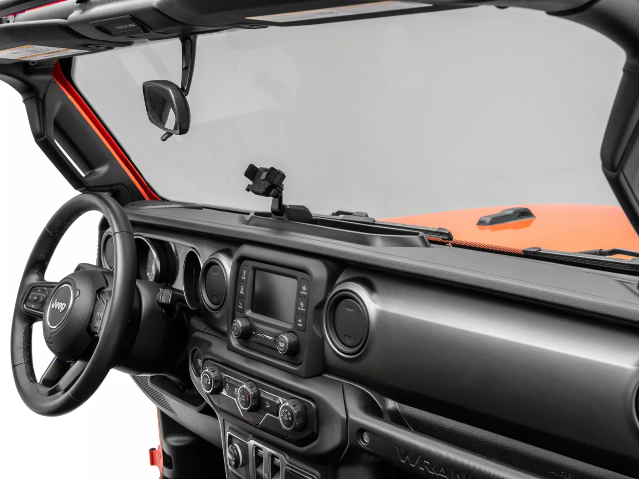 2021 Jeep Wrangler RedRock Dash Mounted Phone Holder with Storage Compartment 18 23 JL