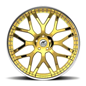 Amani Jeep Grand Cherokee ALLORA 14K Gold Plated Wheel; 24x9; 1mm ...
