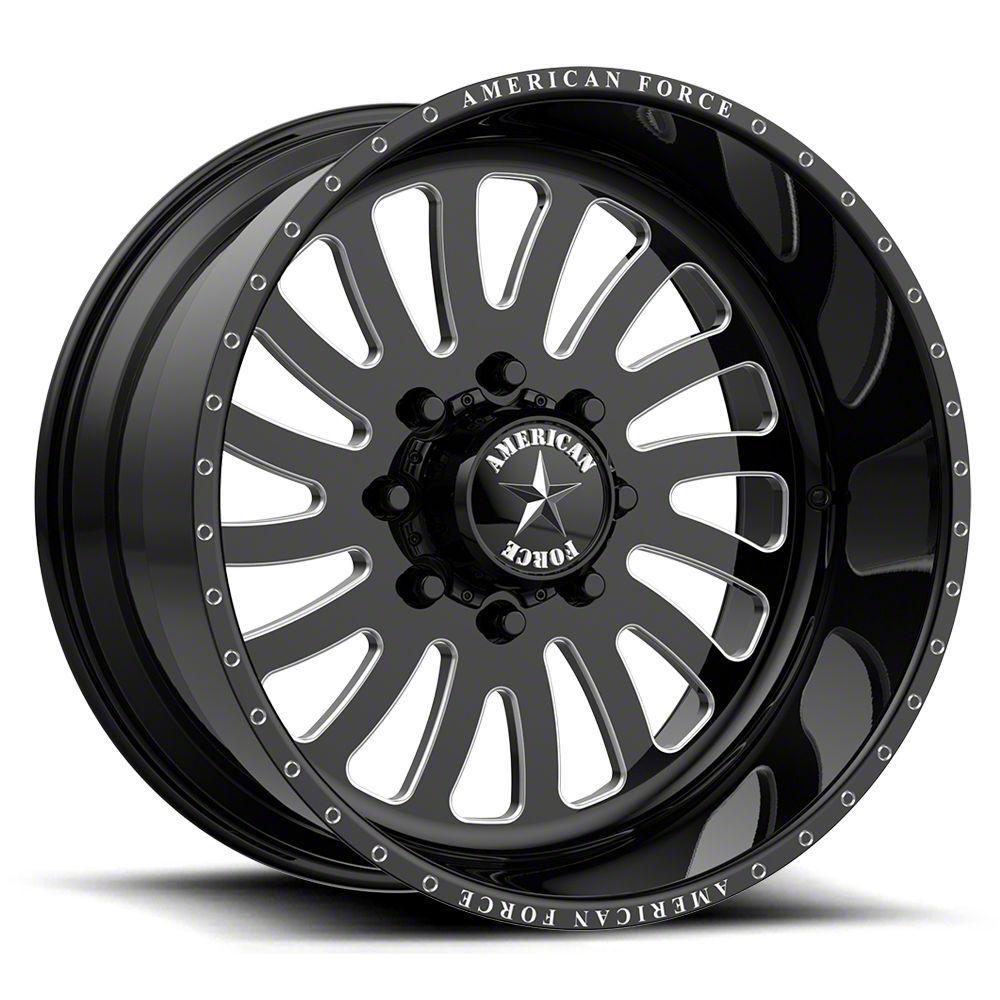 American Force Titan XD 74 Octane SS Gloss Black Machined 6-Lug Wheel ...