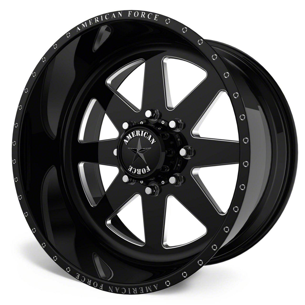 American Force Tundra 11 Independence SS Gloss Black Machined 6-Lug ...