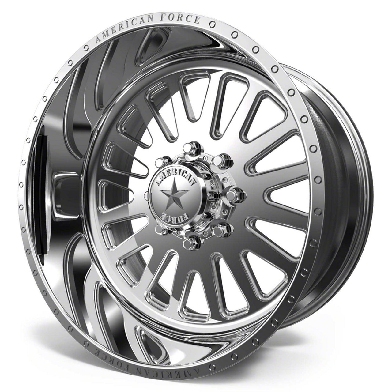 American Force Tundra F20 Atom SS Polished 6-Lug Wheel; 22x10; -25mm ...