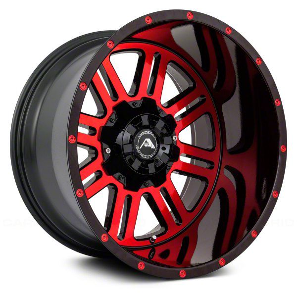 American Off-Road Wheels Toyota 4-Runner A106 Gloss Black Machined with ...