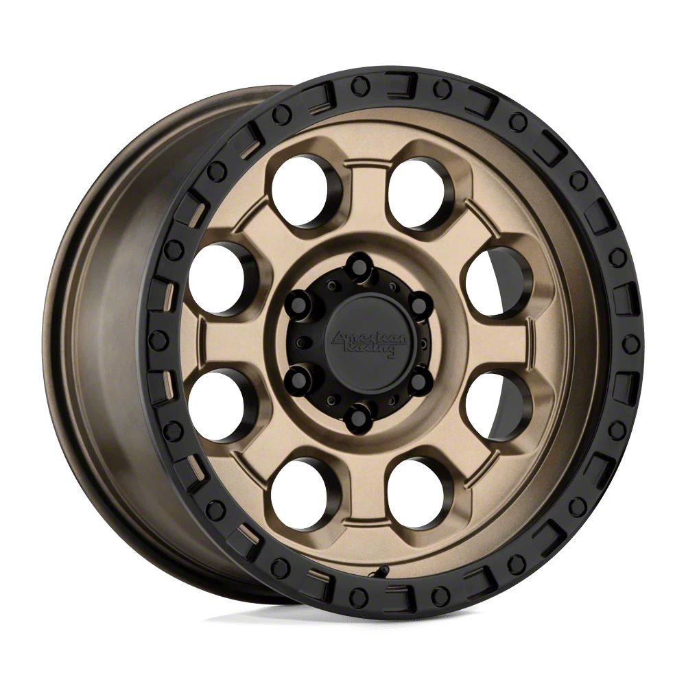 American Racing Tacoma AR201 Matte Bronze with Black Lip 6-Lug Wheel ...