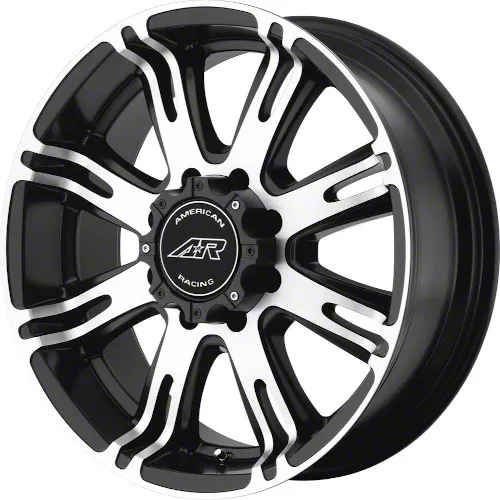 American Racing Tacoma AR708 Matte Black Machined 6-Lug Wheel; 20x9 ...