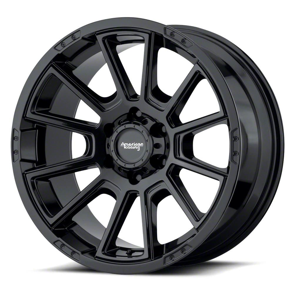 American Racing Toyota 4-Runner Intake Gloss Black 6-Lug Wheel; 17x8.5 ...