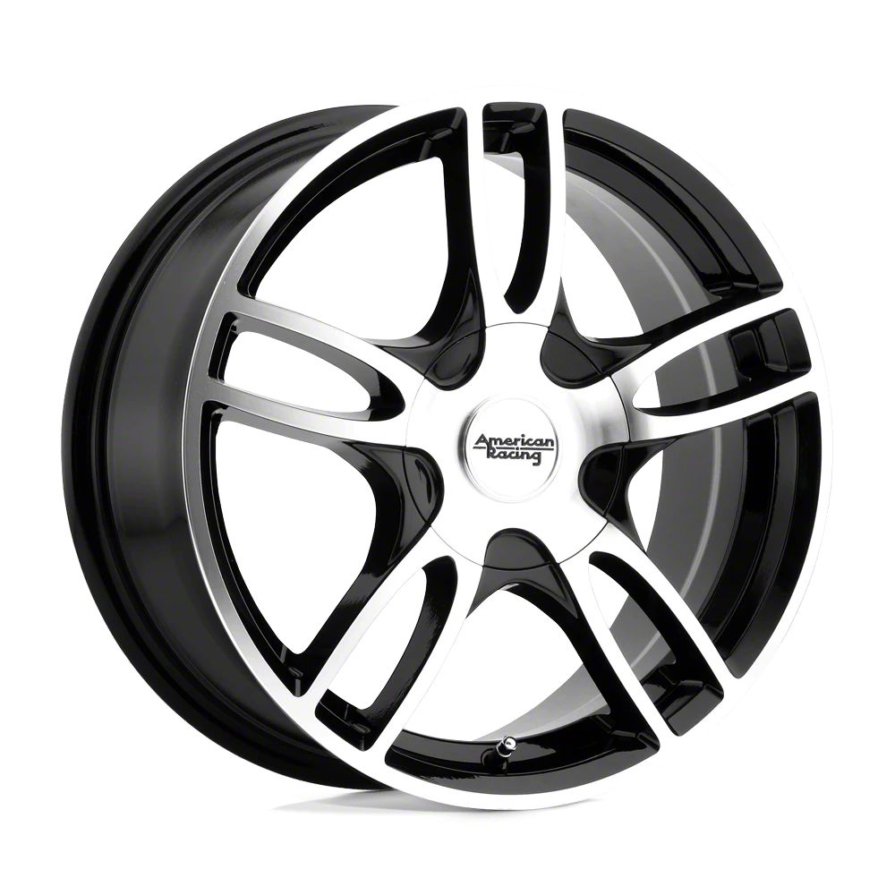 American Racing Jeep Cherokee Estrella 2 Gloss Black Machined Wheel ...