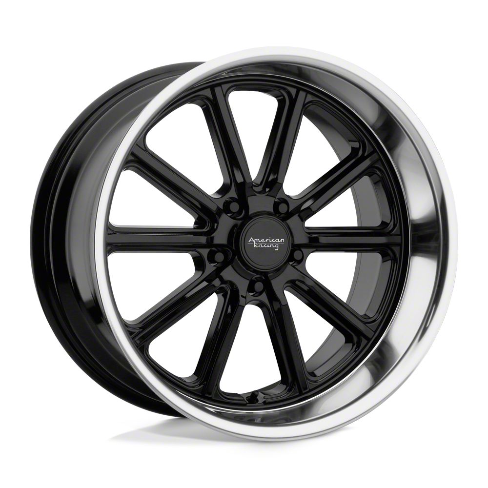 American Racing Jeep Cherokee Rodder Gloss Black with Diamond Cut Lip ...