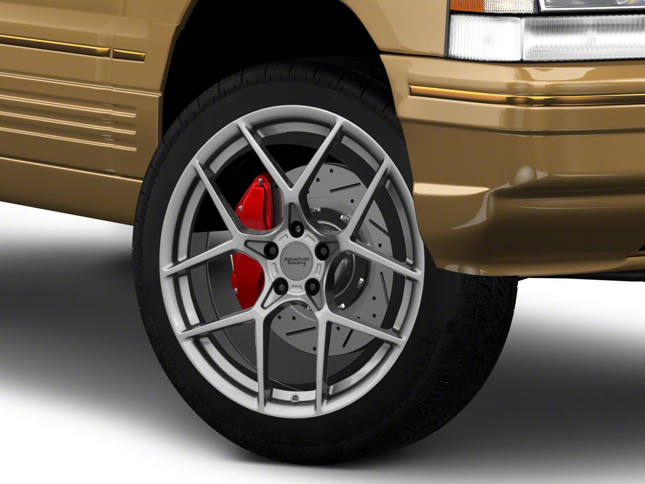 American Racing Jeep Grand Cherokee Crossfire Graphite Wheel; 20x10.5 ...