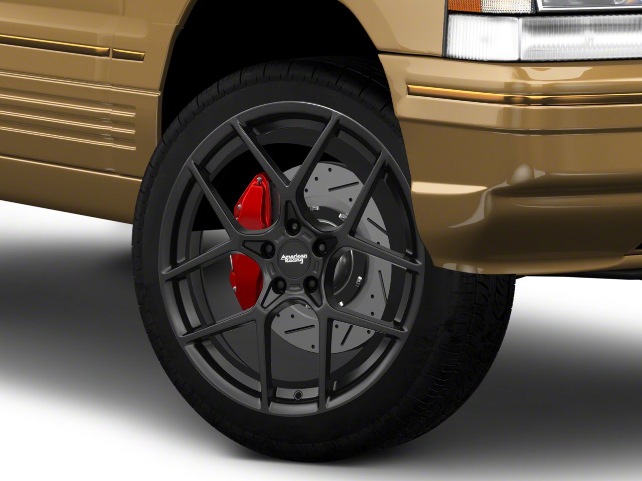 American Racing Jeep Grand Cherokee Crossfire Satin Black Wheel; 20x10 ...