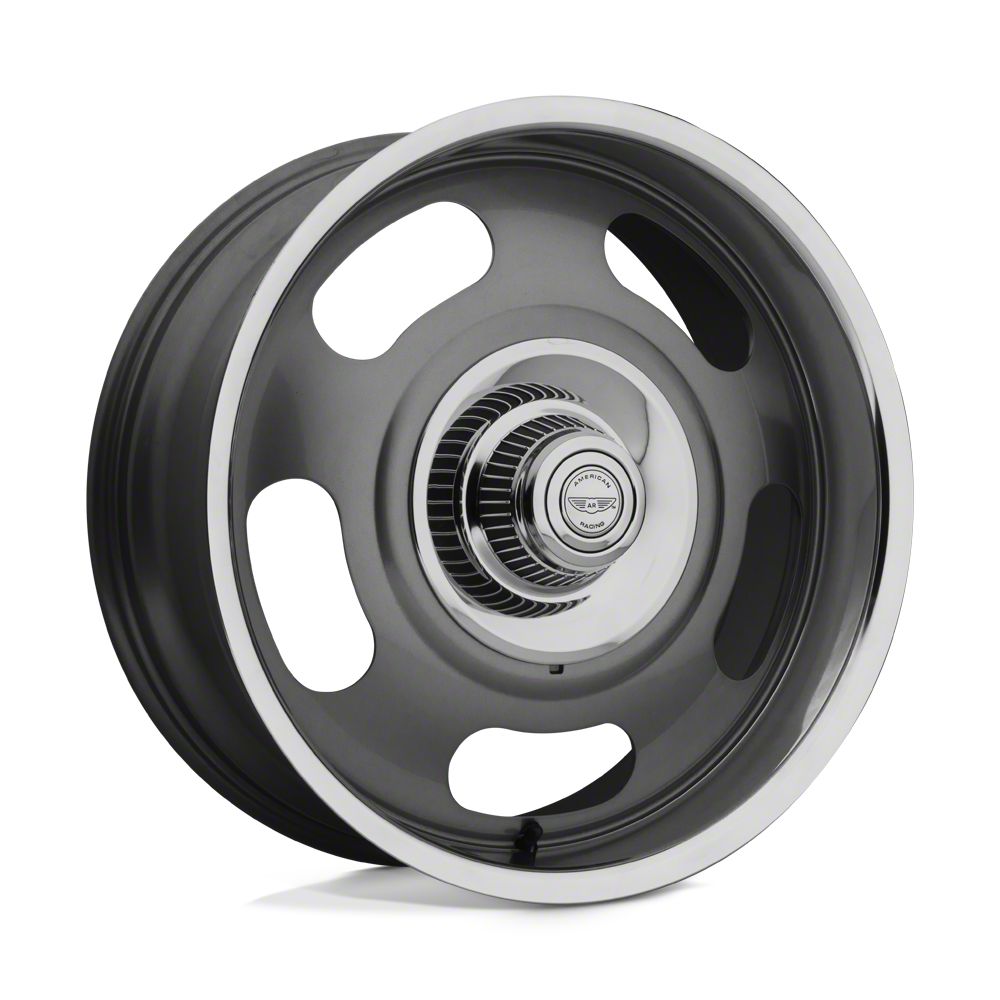 American Racing Jeep Wrangler VN506 Mag Gray Center with Polished Lip ...