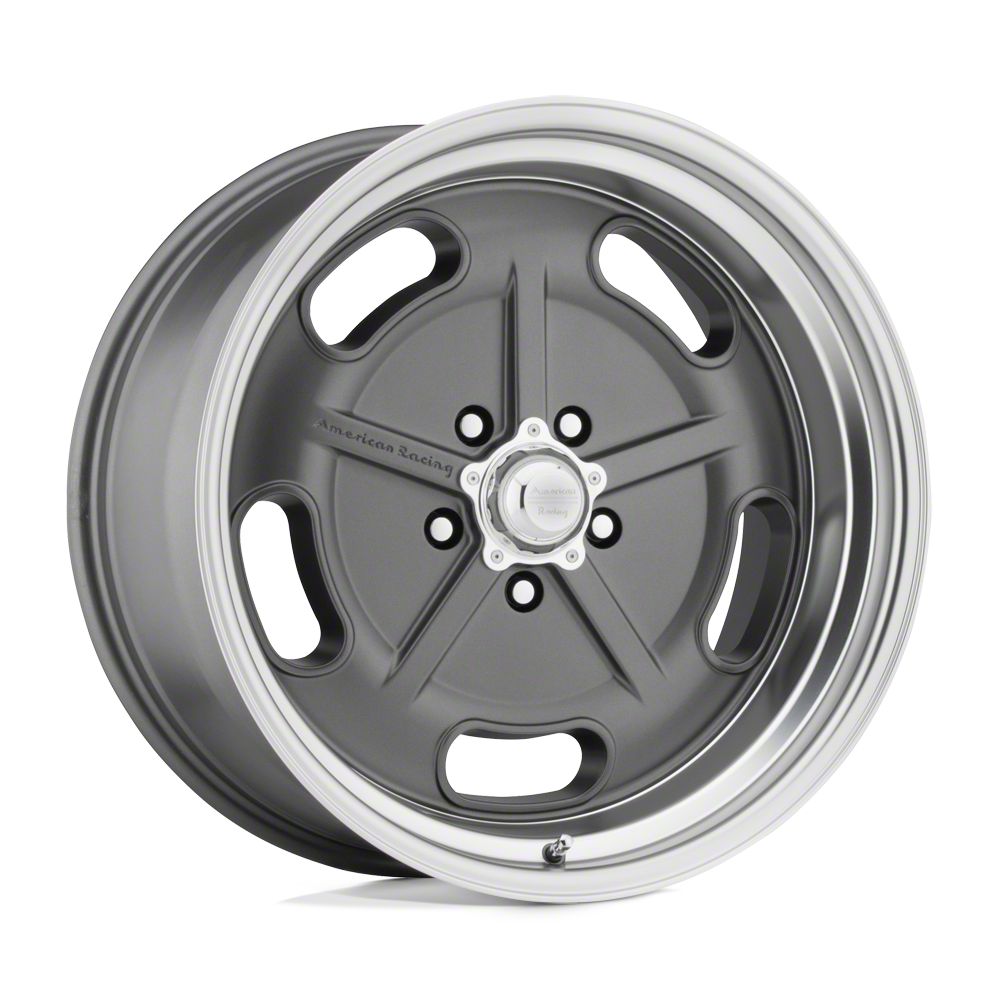American Racing Jeep Wrangler Salt Flat Mag Gray with Diamond Cut Lip ...