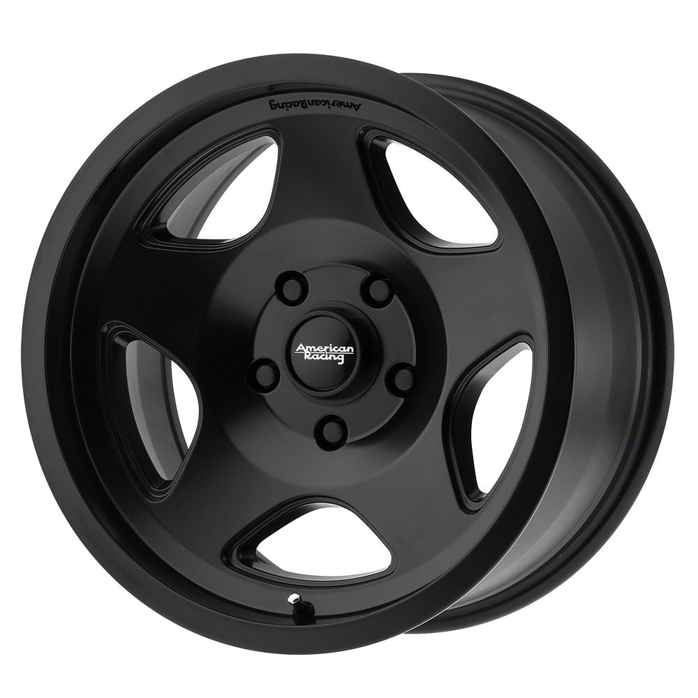 American Racing Jeep Wrangler MOD 12 Satin Black Wheel; 15x8; -19mm ...