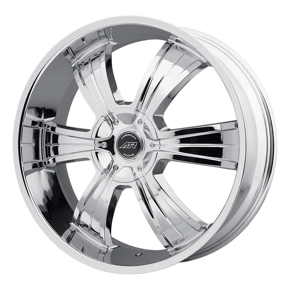 American Racing Titan AR894 Chrome 6-Lug Wheel; 18x8; 35mm Offset ...