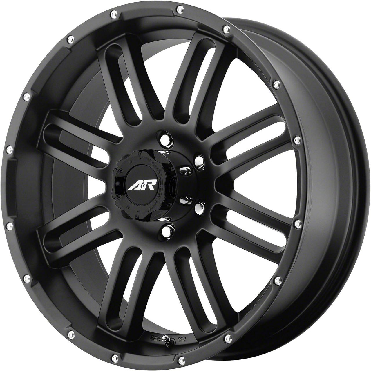 American Racing Titan AR901 Satin Black 6-Lug Wheel; 20x9; 20mm Offset ...