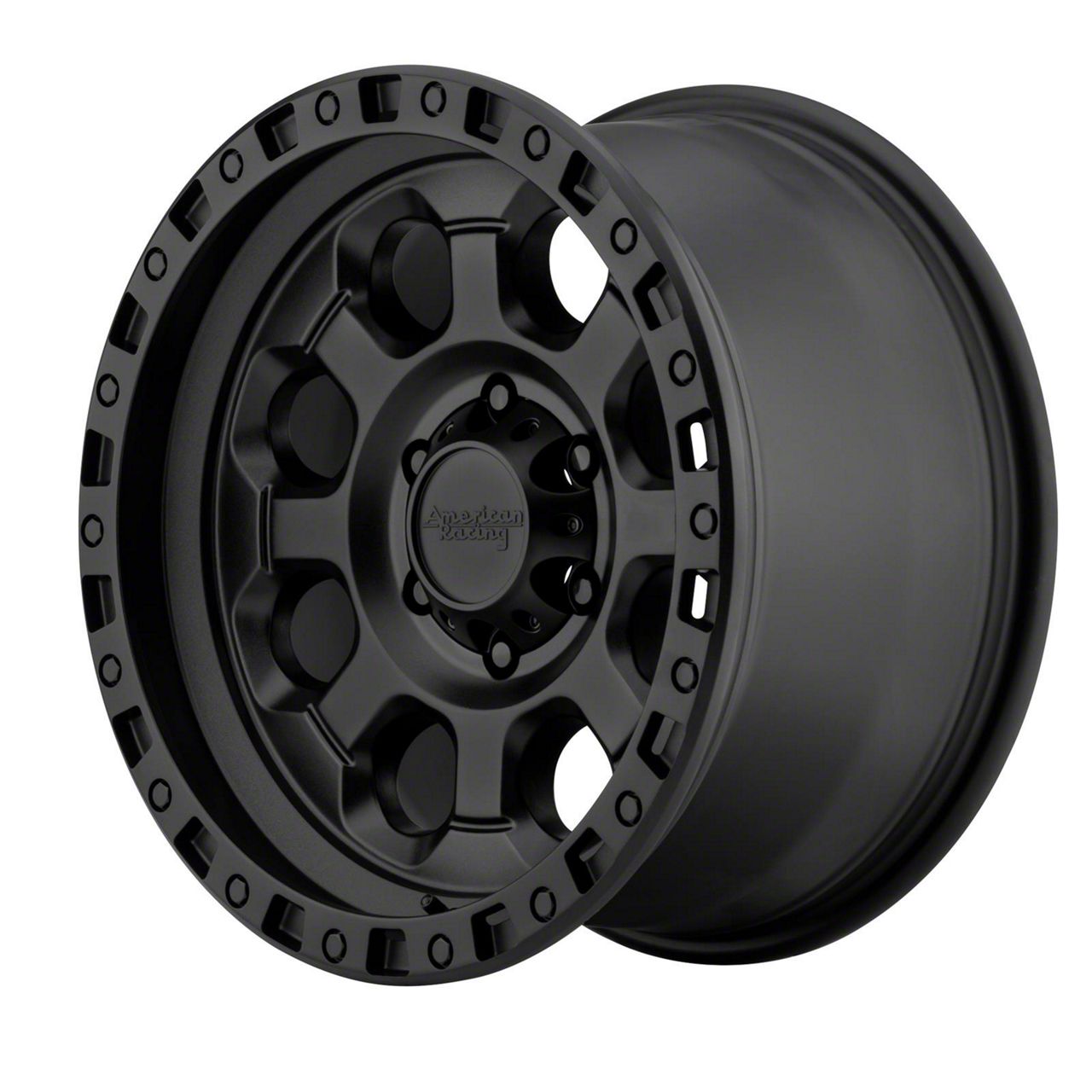 American Racing Jeep Wrangler AR201 Cast Iron Black Wheel; 16x8; 0mm ...