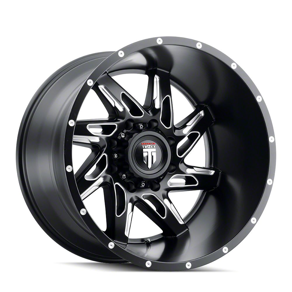 American Truxx Jeep Grand Cherokee Spyder Satin Black Milled Wheel ...