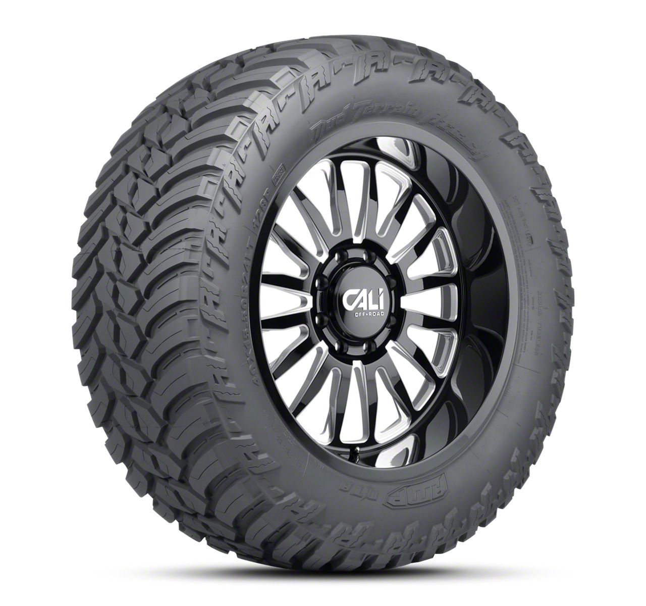 AMP Jeep Wrangler Mud-Terrain Attack M/T Tire 35-155022AMP/CM2F (35 ...