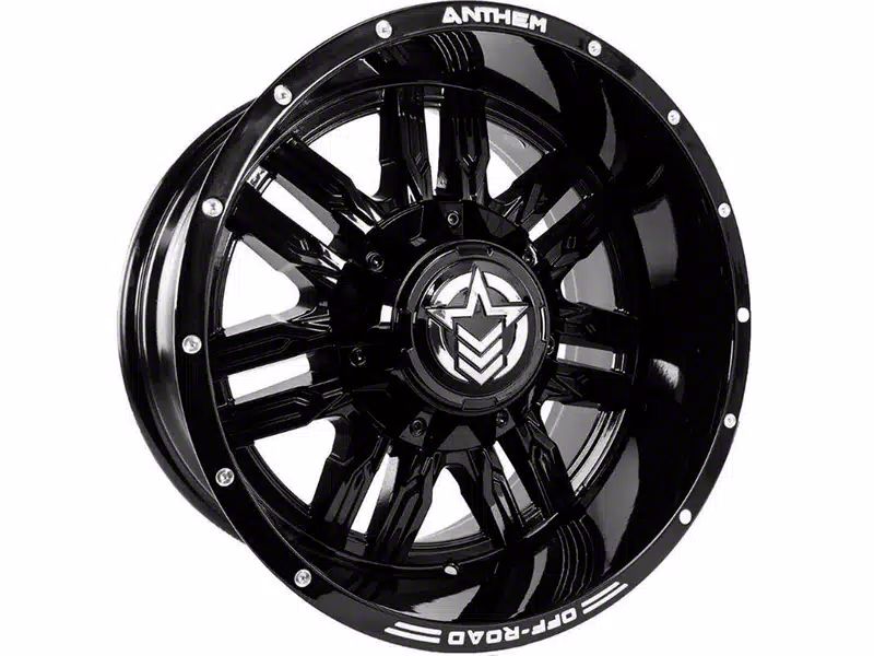 Anthem Off-Road Toyota 4-Runner Equalizer Gloss Black 6-Lug Wheel; 18x9 ...