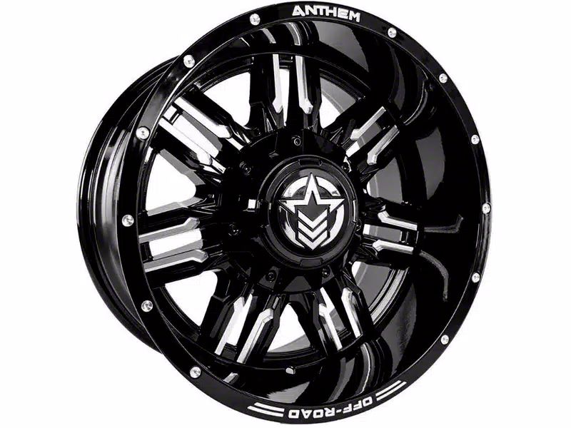 Anthem Off-Road Toyota 4-Runner Equalizer Gloss Black Milled 6-Lug ...