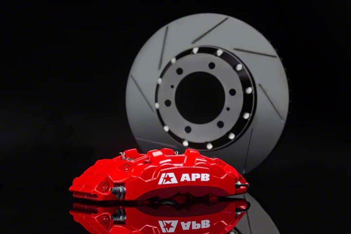 APB Jeep Gladiator 4-Piston Front Big Brake Kit with 14-Inch Slotted ...