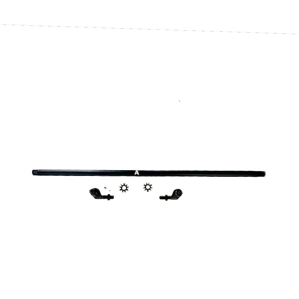 Jeep Wrangler 1-Ton Tie Rod Kit; Black Aluminum (07-18 Jeep Wrangler JK ...