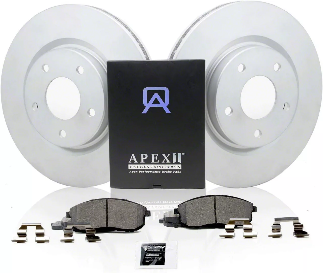 Apex One Frontier Enviro-Friendly Geomet OE 6-Lug Brake Rotor and ...
