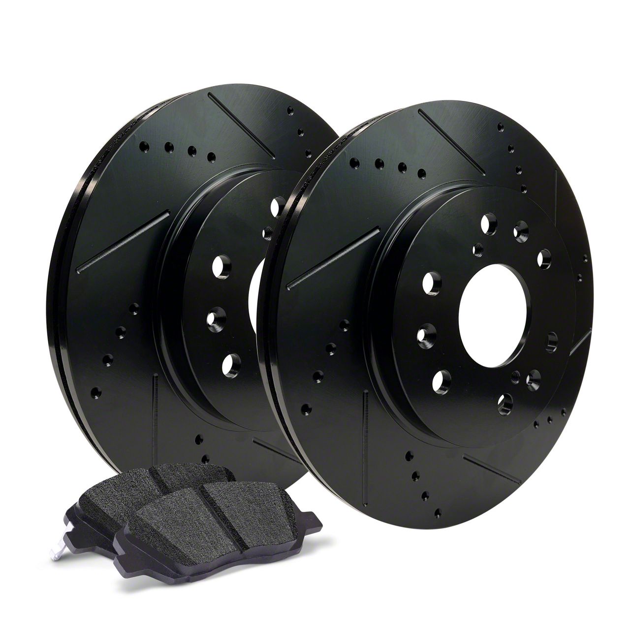 Apex One Tacoma Elite Cross-Drill and Slots 6-Lug Brake Rotor and ...