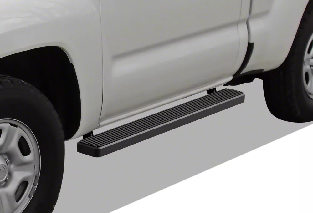 Tacoma 5-Inch iStep Running Boards; Black (05-14 Tacoma Regular Cab)