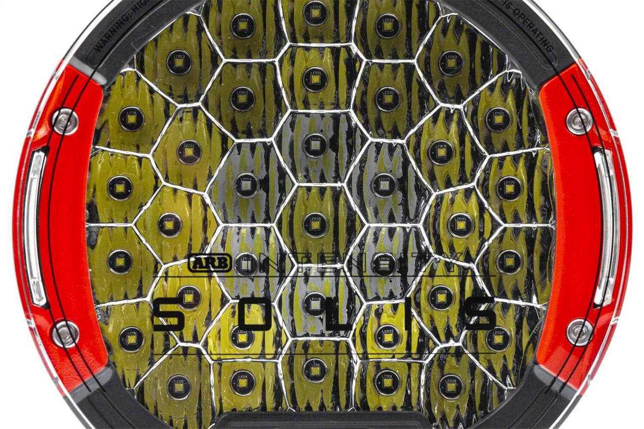 ARB Jeep Wrangler Intensity Solis 36-LED Driving Light; Flood Beam ...