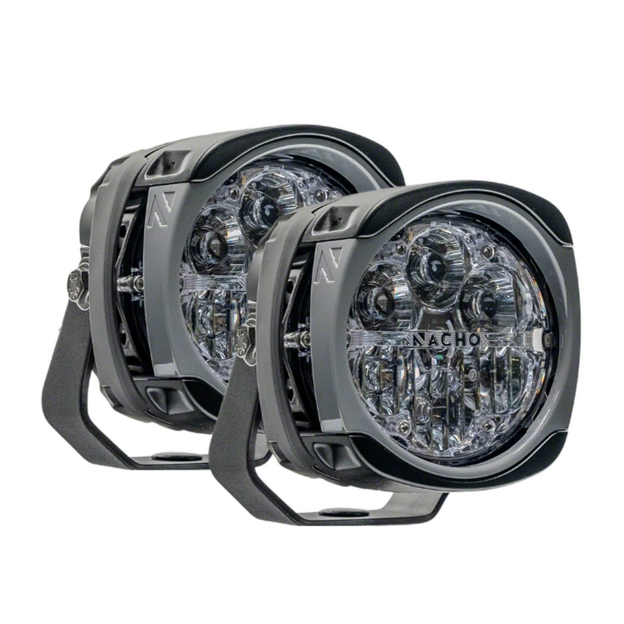 ARB Jeep Wrangler Quatro Supreme 80 LED Lights; Combo Beam PM435 ...