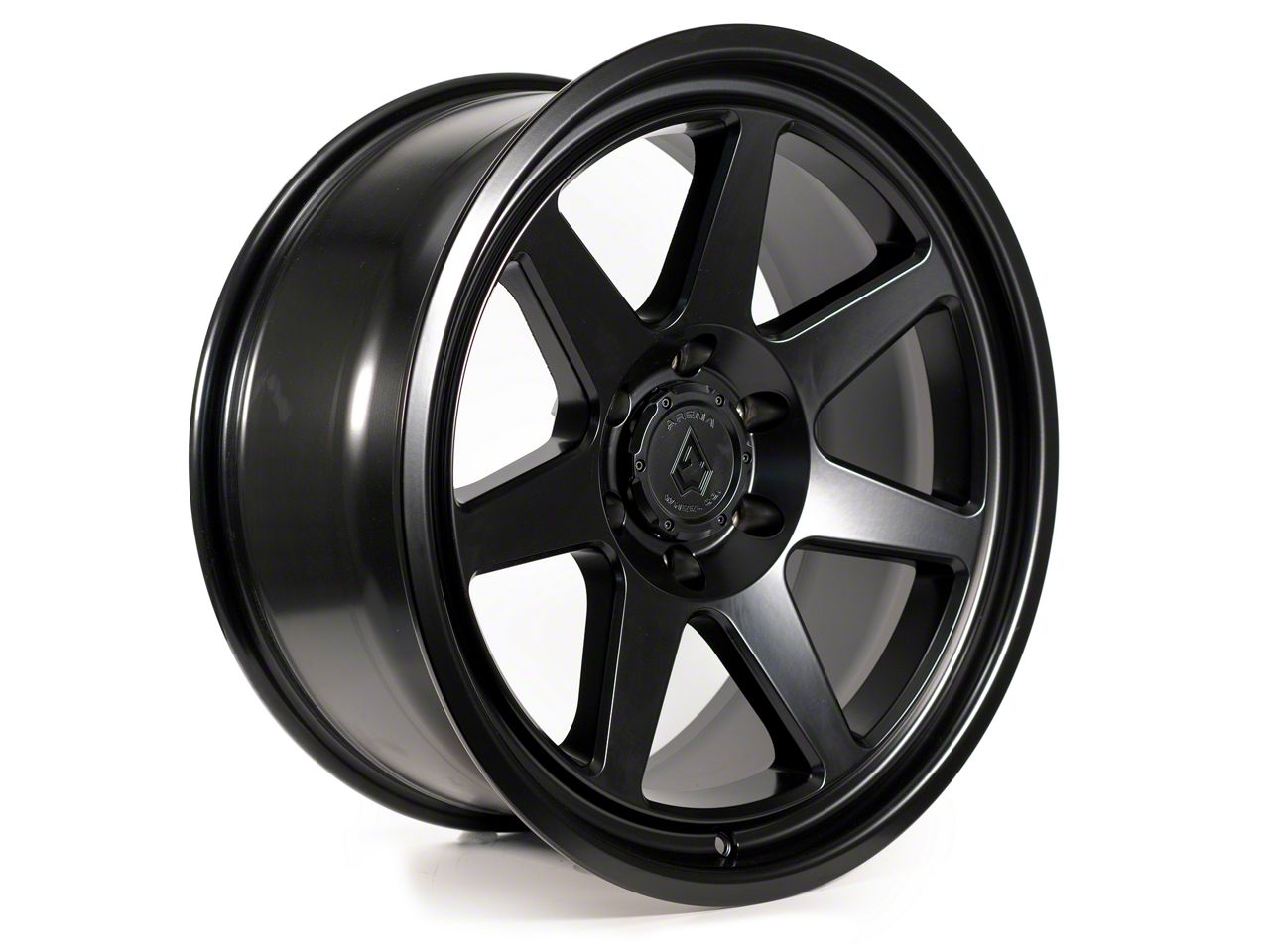 Arena Toyota 4-Runner Ridge Satin Black 6-Lug Wheel; 17x8.5; 0mm Offset ...