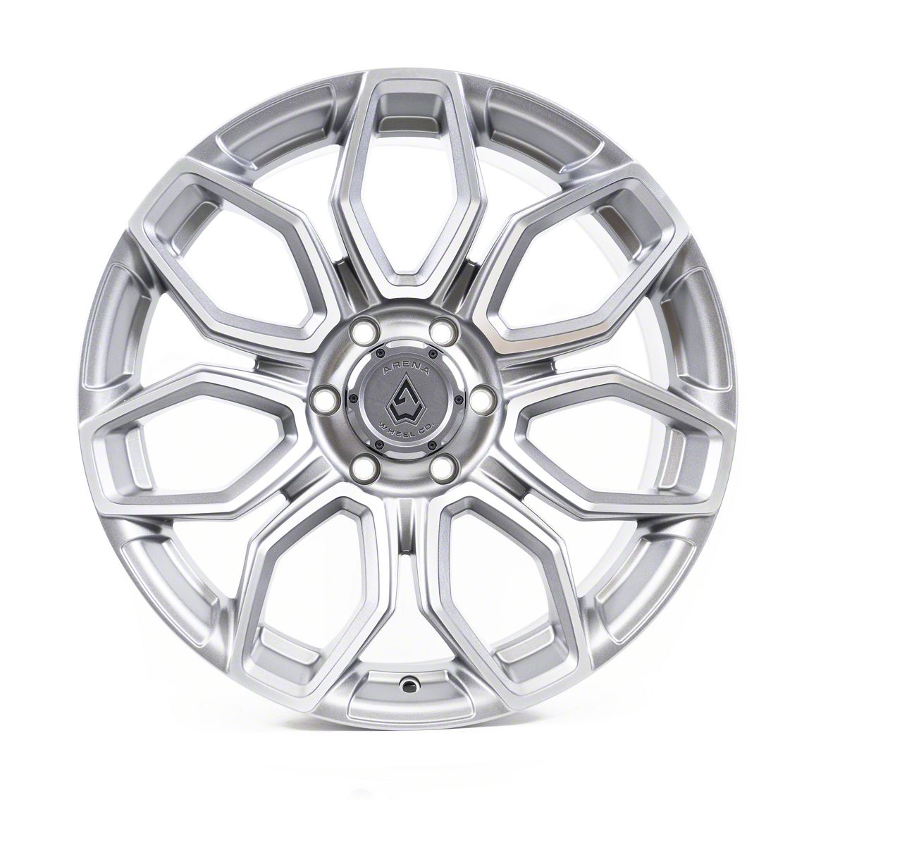 Arena Tacoma Cobra Texture Gun Metal Machine Clear Coat 6-Lug Wheel ...