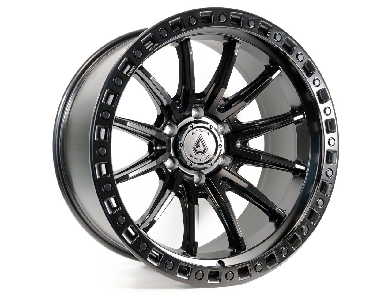 Arena Toyota 4-Runner Mission Satin Black 6-Lug Wheel; 17x9; 0mm Offset ...