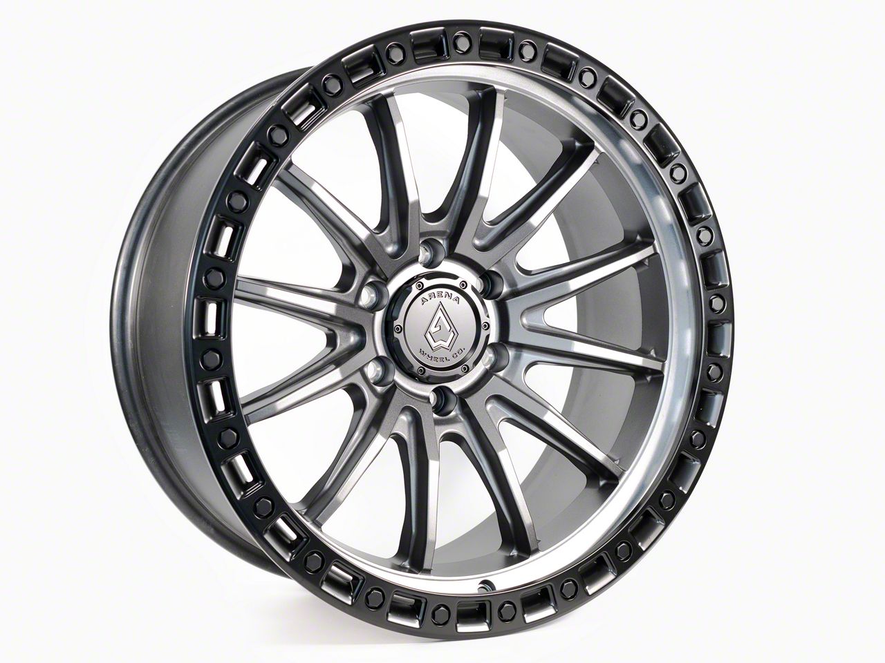 Arena Toyota 4-Runner Mission Satin Gunmetal Center with Satin Black ...