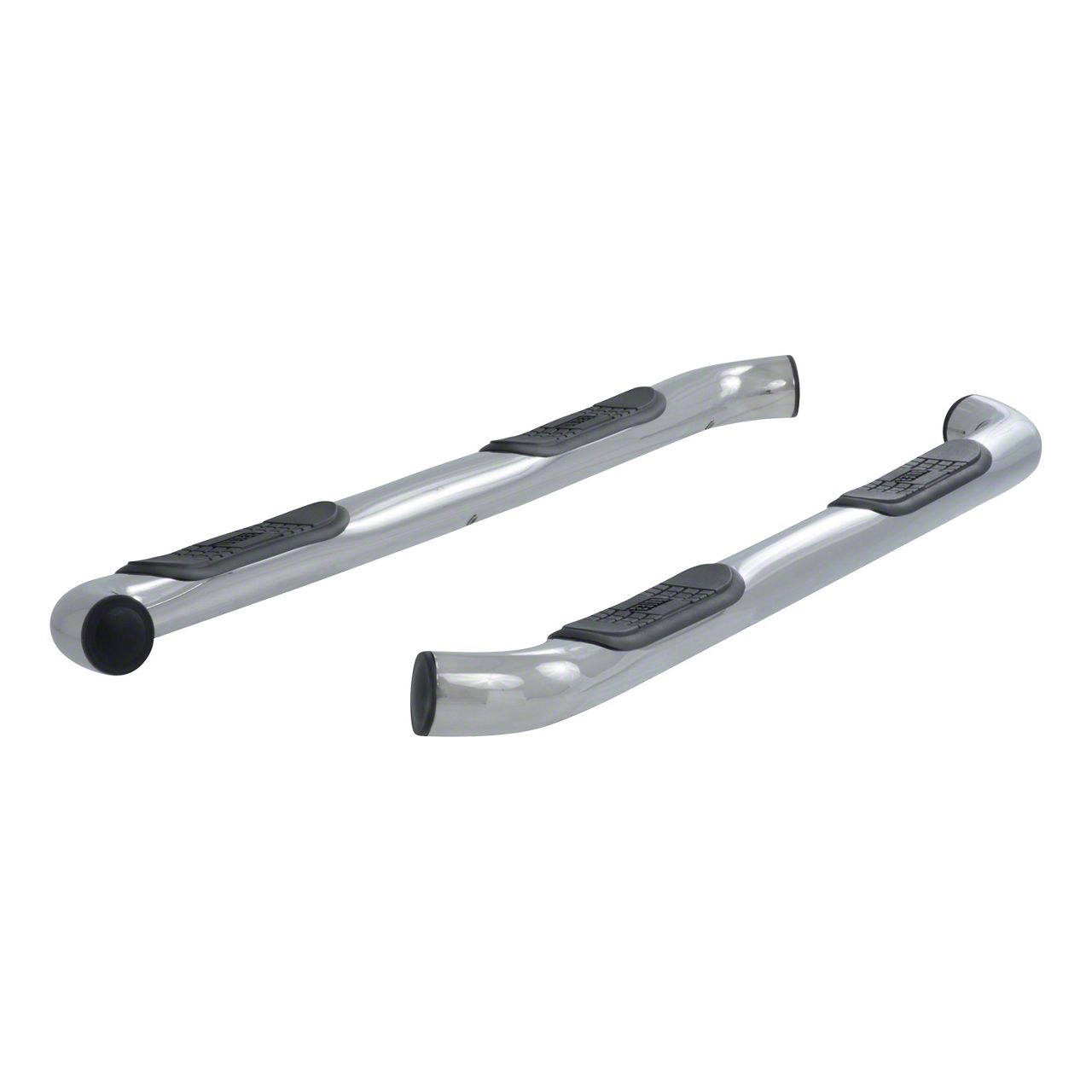 Tacoma 3-Inch Round Side Step Bars; Polished Stainless (05-23 Tacoma ...
