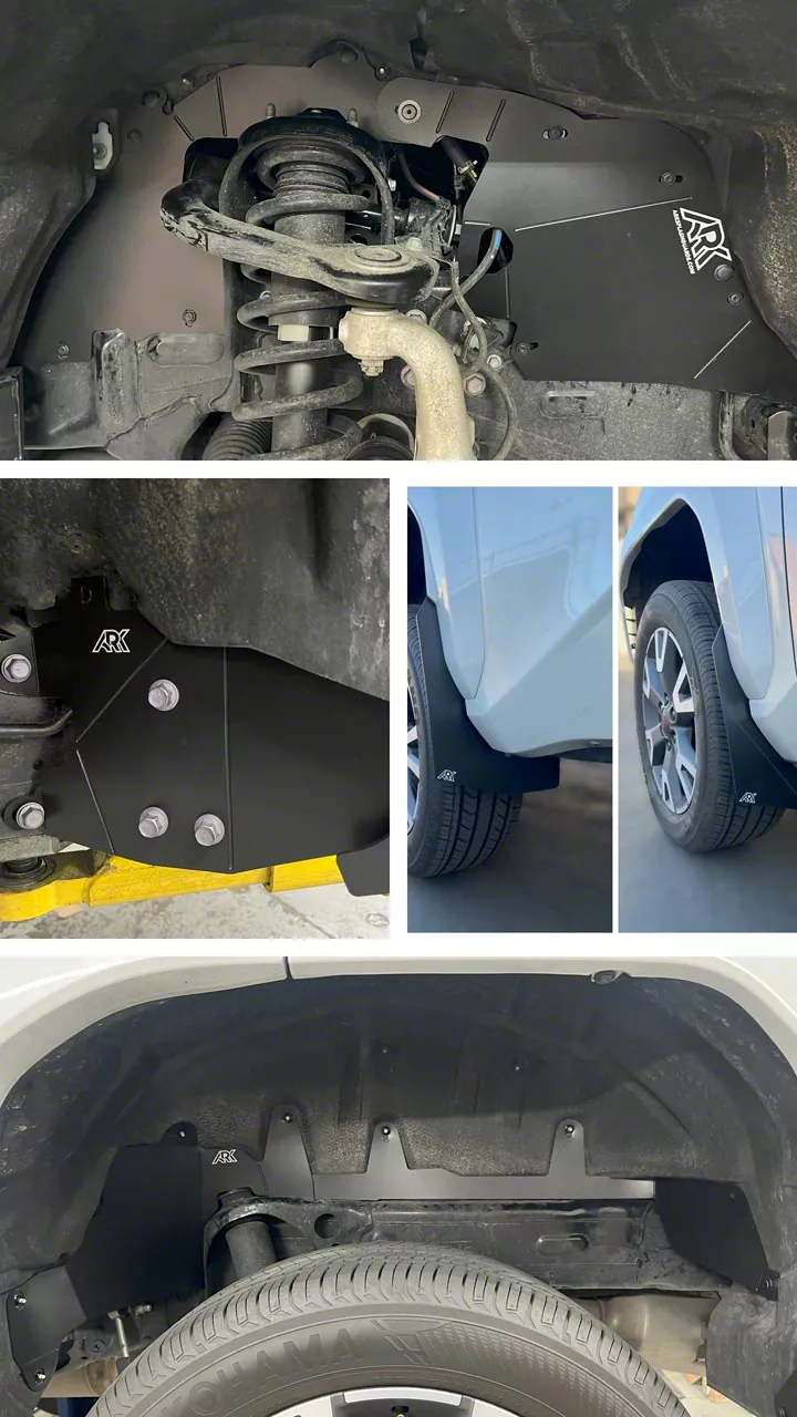 Ark Splash Guards Toyota 4-Runner TriXpoly Front Inner Fender Liners ...
