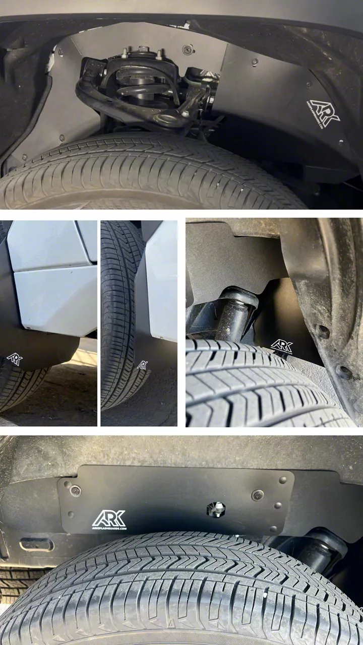 Ark Splash Guards Tundra TriXpoly Front Inner Fender Liners with Fuel ...