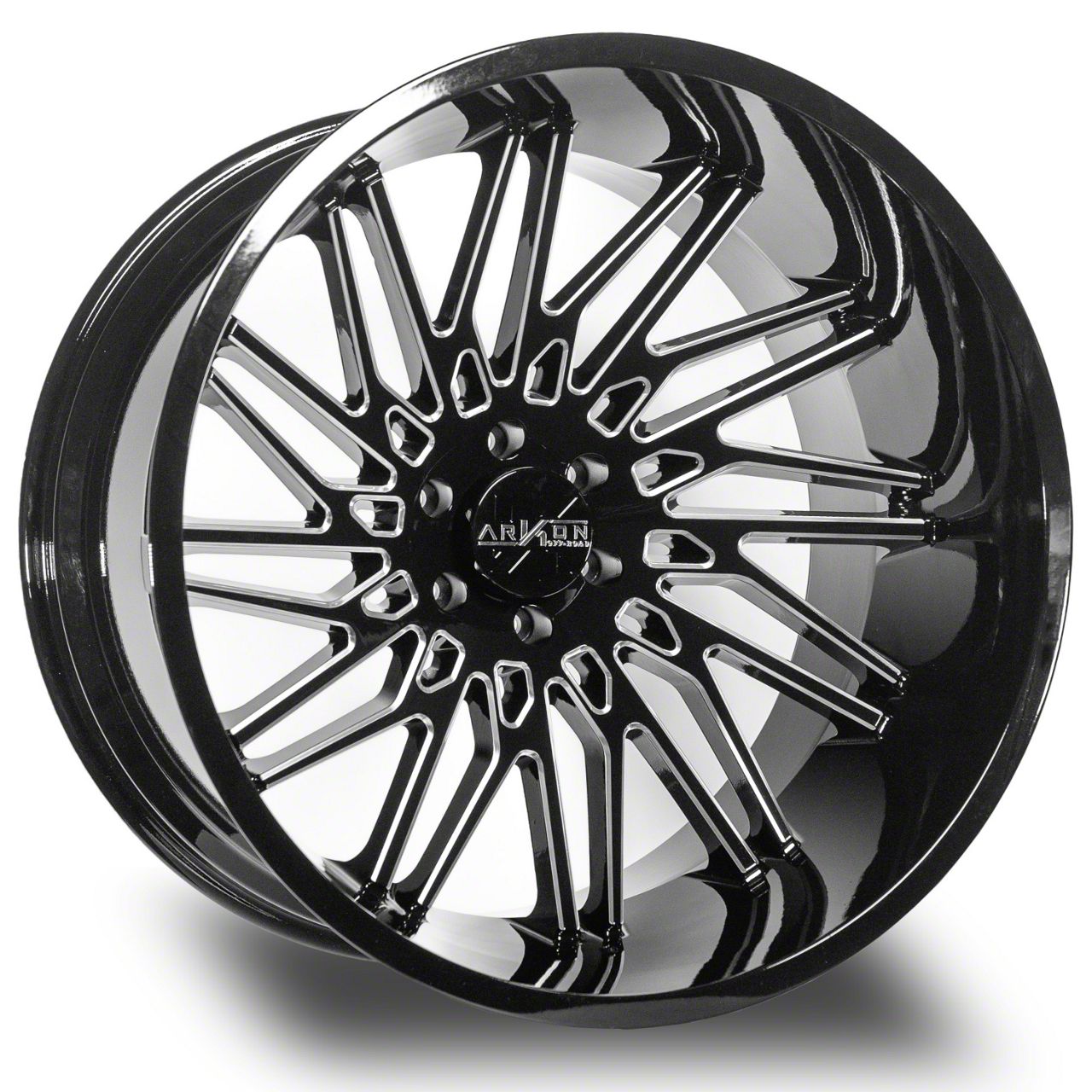 Arkon Off-Road Bronco Apollo Gloss Black Milled 6-Lug Wheel; 24x14 ...
