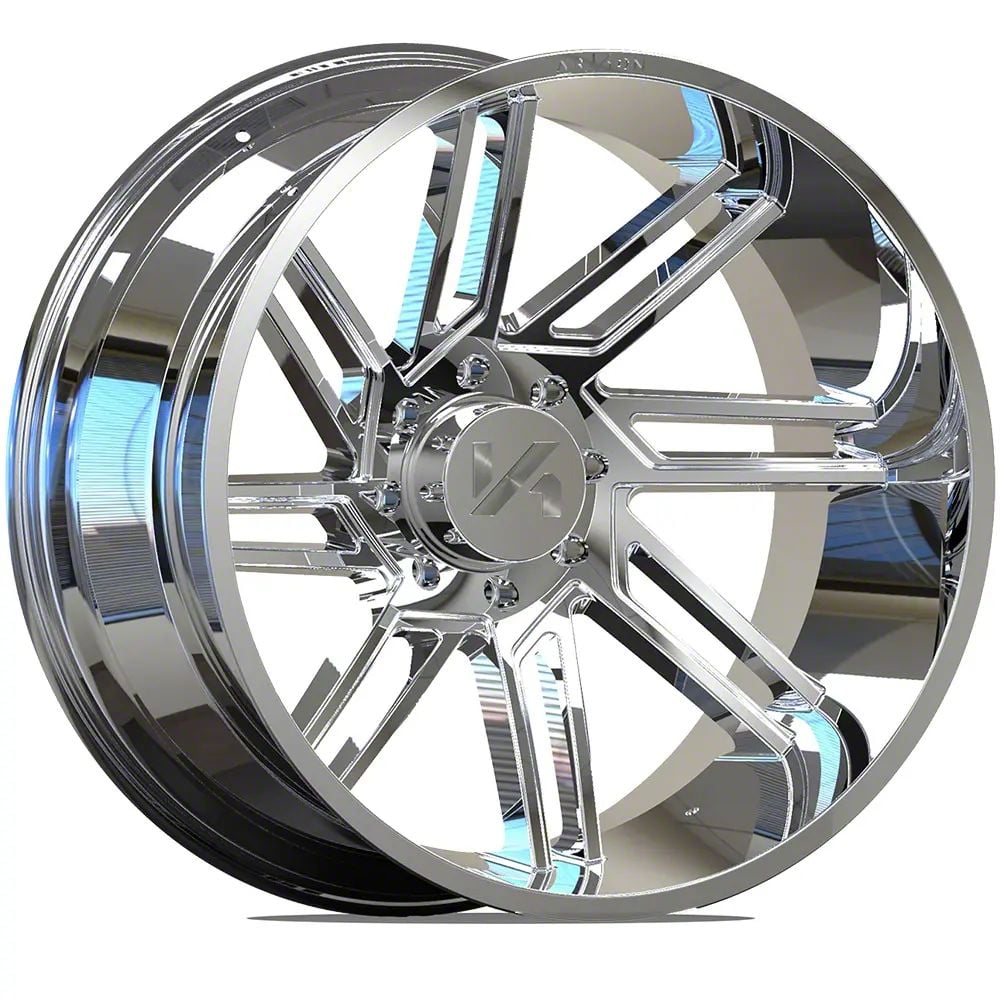 Arkon Off-Road Tacoma DaVinci Chrome 6-Lug 4-Wheel Kit; 22x12; -51mm ...