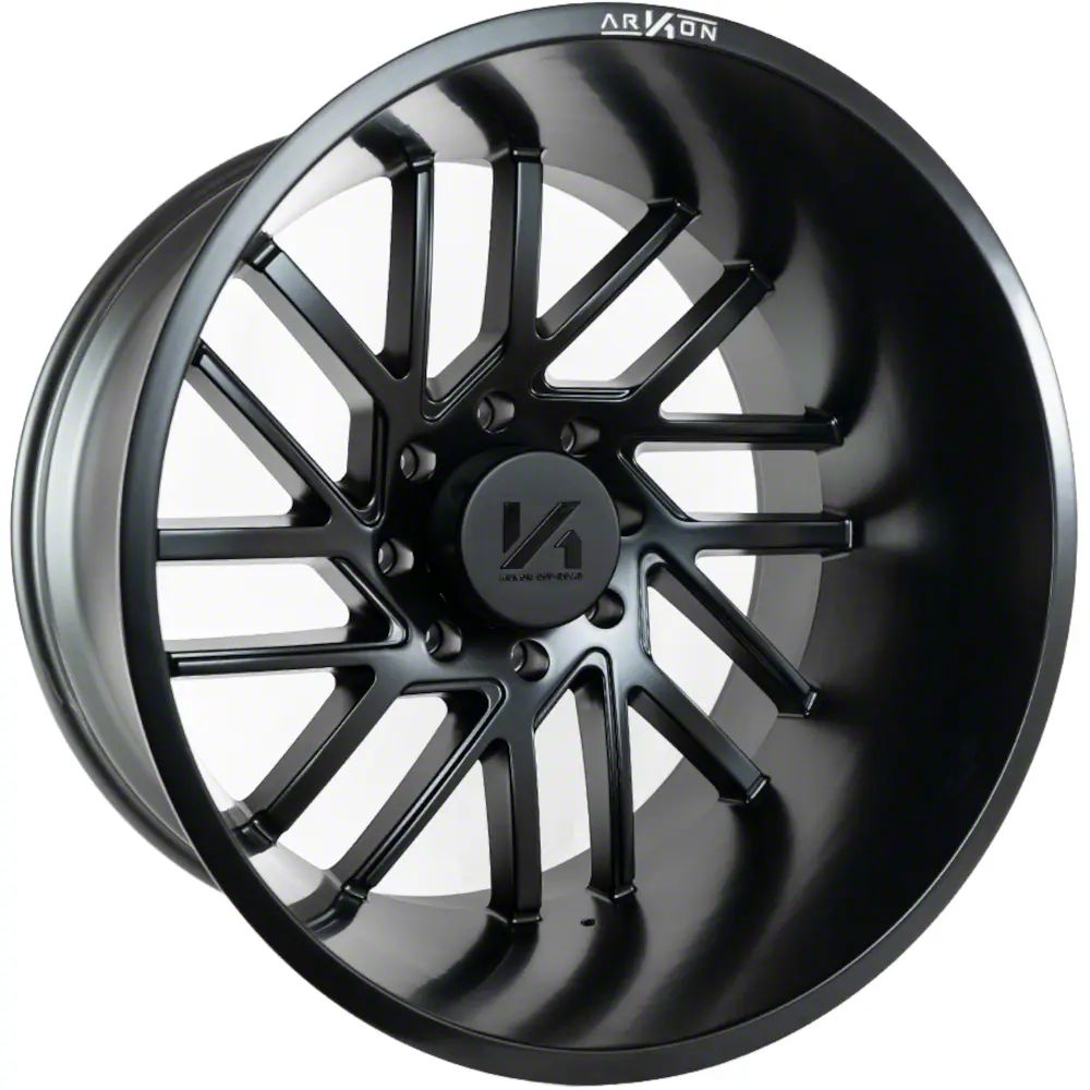 Arkon Off-Road Tacoma Mandela Satin Black 6-Lug 4-Wheel Kit; 24x14 ...
