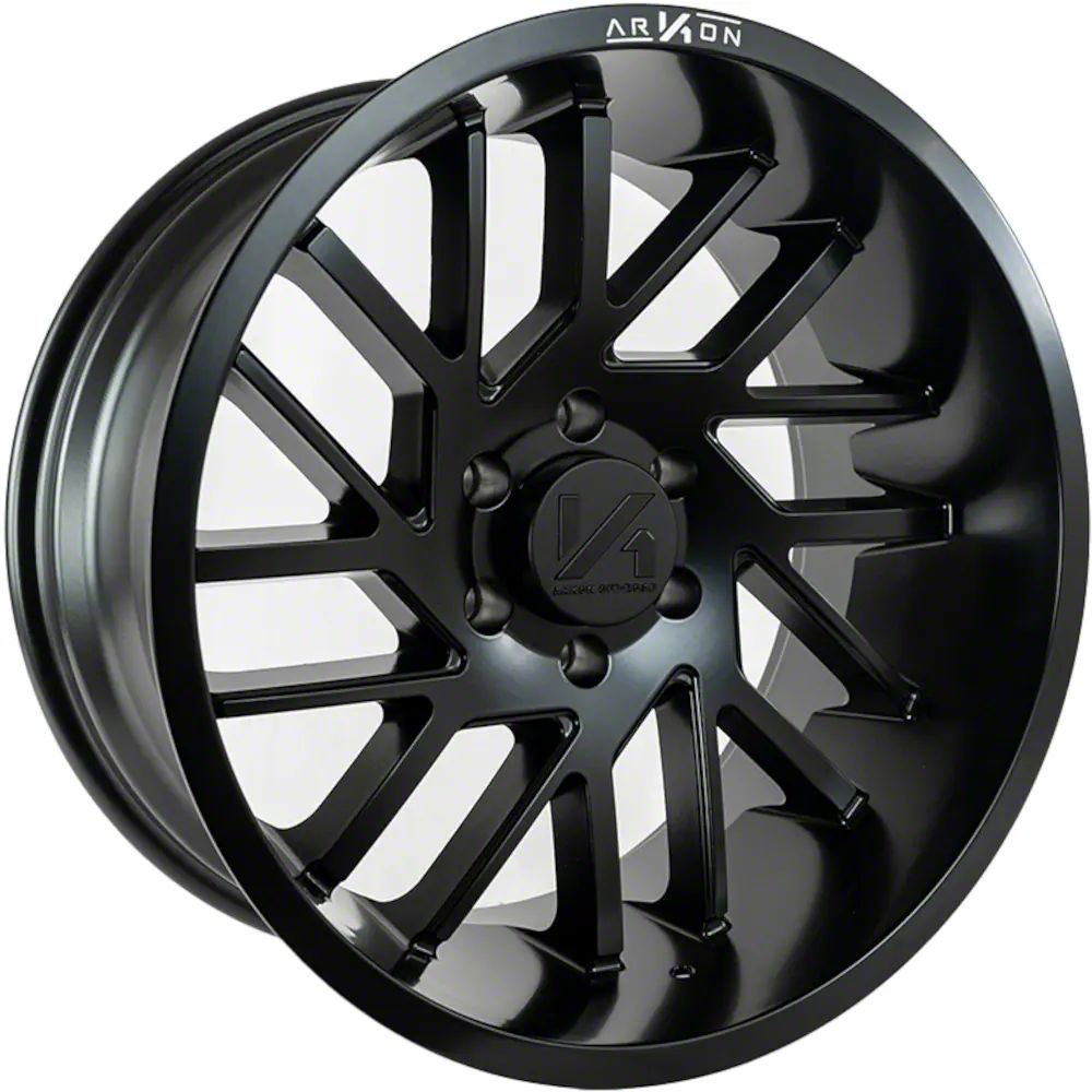 Arkon Off-Road Titan Mandela Satin Black 6-Lug 4-Wheel Kit; 20x10 ...