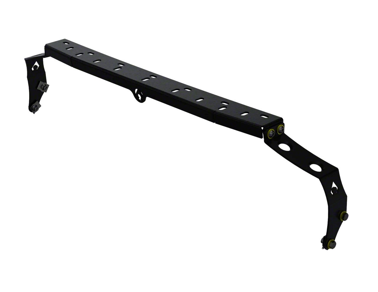 Artec Industries Jeep Gladiator Front Bumper Bridge Light Mount; Black ...