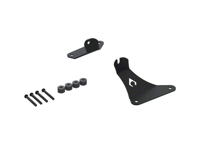 Artec Industries Jeep Wrangler Hood Light Mount for 40-Inch Light Bar; Black JL5608 (18-26 Jeep ...