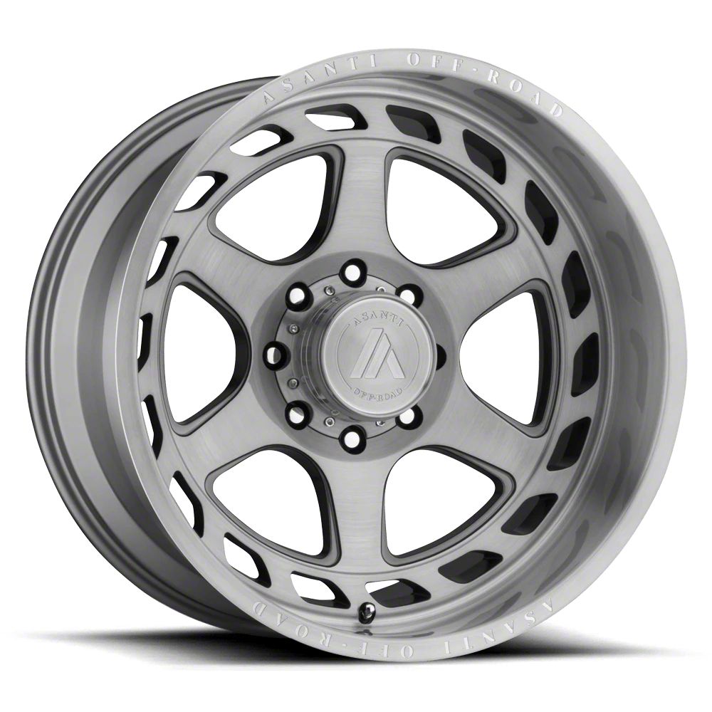 Asanti Jeep Gladiator Anvil Titanium Brushed Wheel; 20x12; -44mm Offset ...