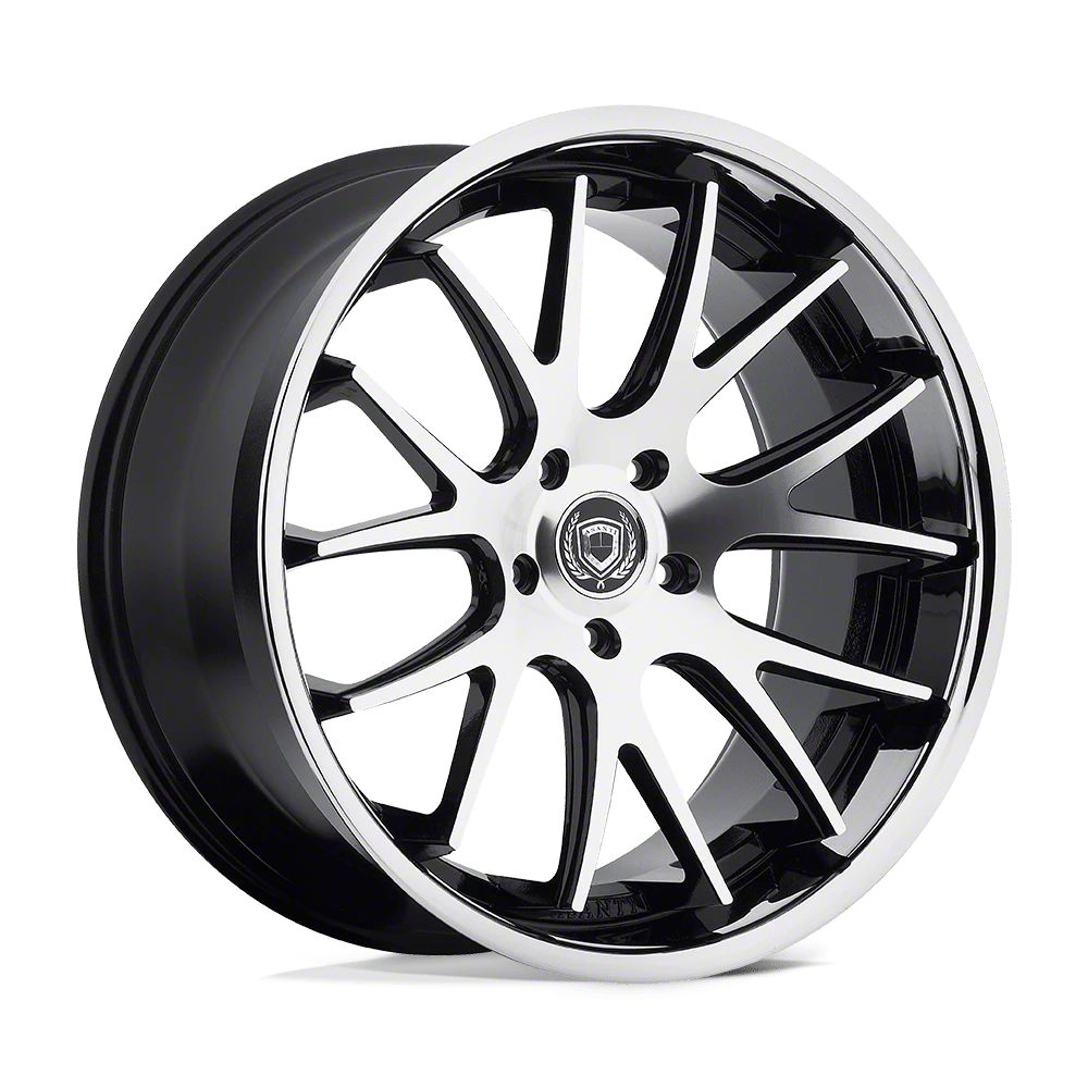 Asanti Jeep Wrangler Castor Machined Face with Stainless Steel Lip ...