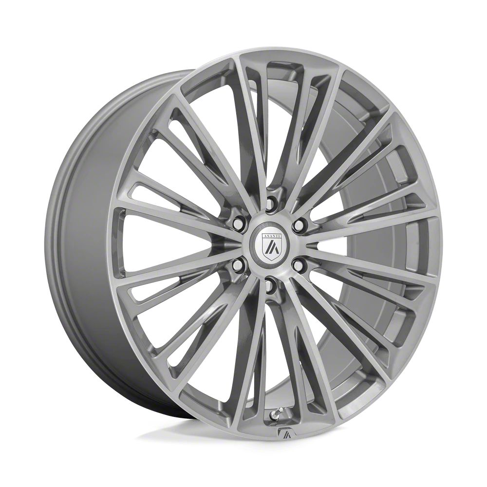 Asanti Jeep Wrangler Corona Truck Titanium Brushed Wheel; 20x9; 35mm ...